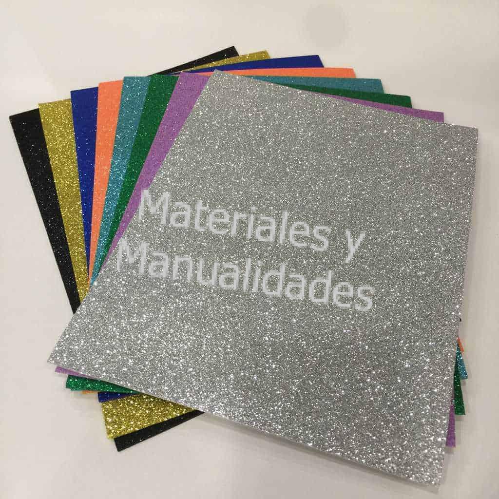 FOAMY DIAMANTADO ESCARCHADO BLANCO GOMA EVA POR PLIEGO UNICOLOR ...