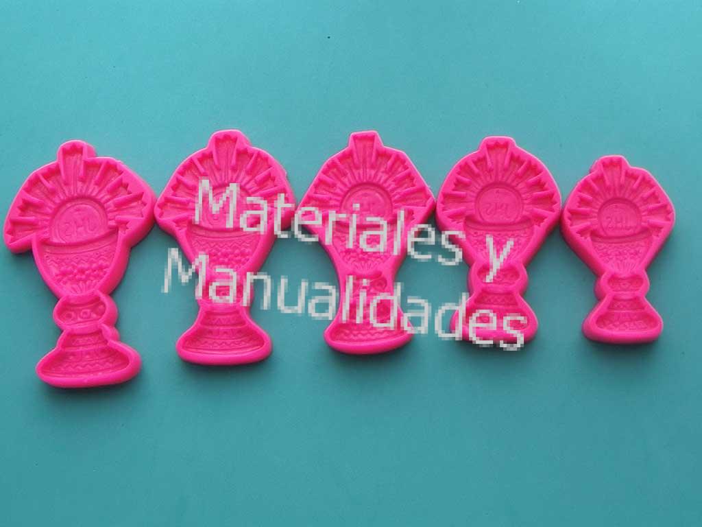 MOLDE FLEXIBLE CÁLIZ PARA RECORDATORIO DE BAUTIZO Y PRIMERA COMUNIÓN ...