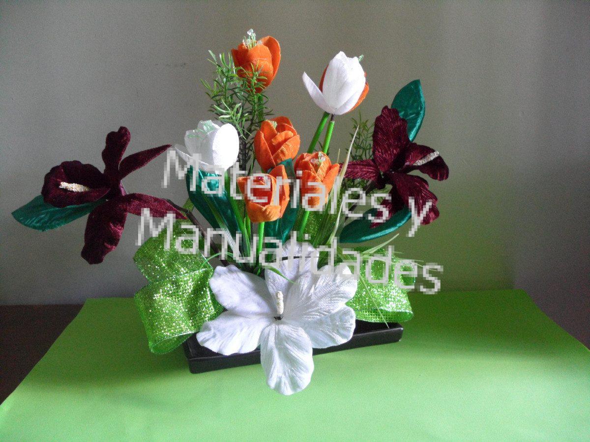 MOLDE FOAMY TULIPÁN MEXICANO FLOR FOMY FLORISTERÍA GOMA EVA 4D ...