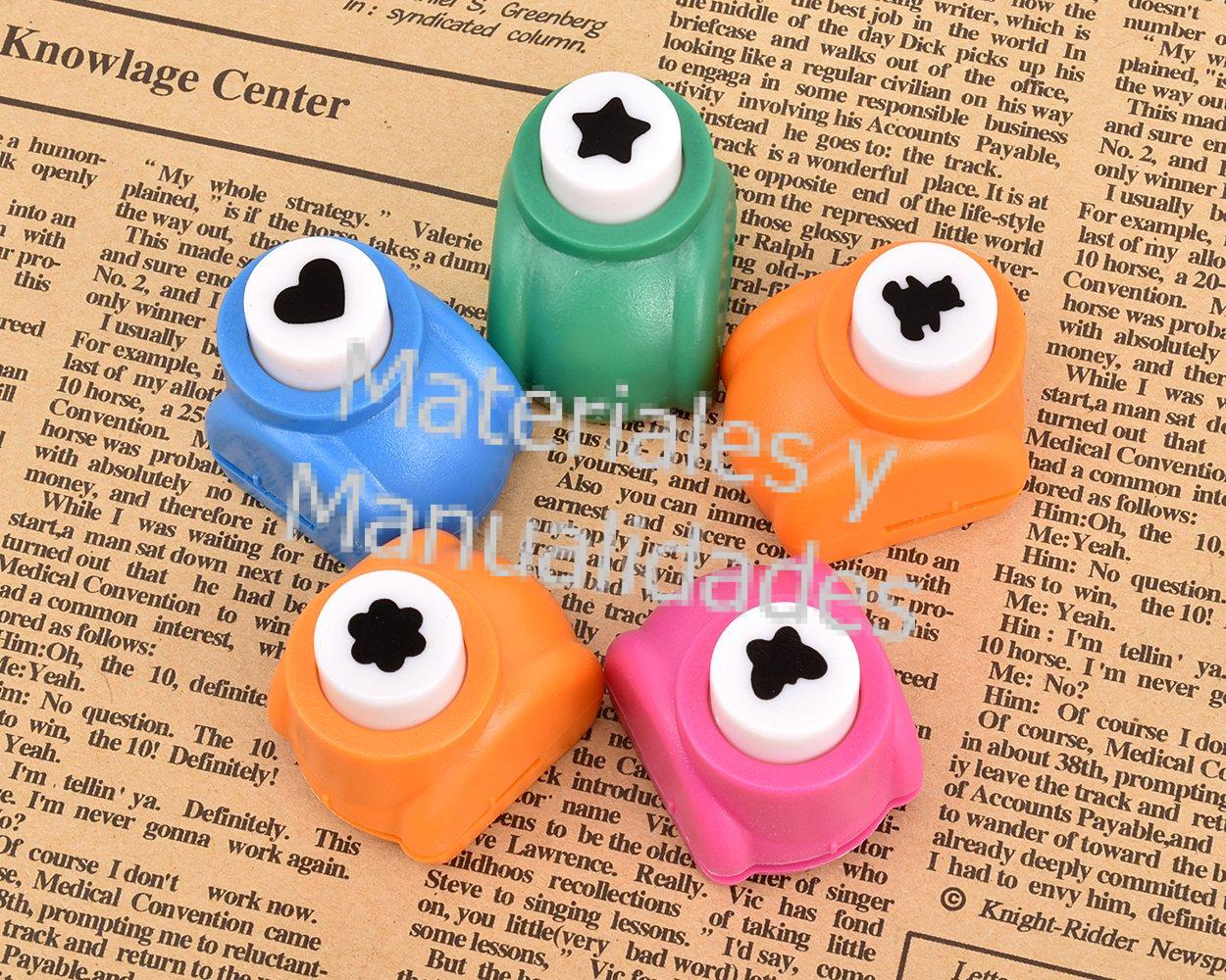 MINI PERFORADORA CORAZON PARA PAPEL FOAMI DELGADO SACABOCADOS 5MM ...