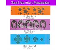 STENCIL PARA MANUALIDADES, MATERIALES PARA MANUALIDADES EN MASA ...