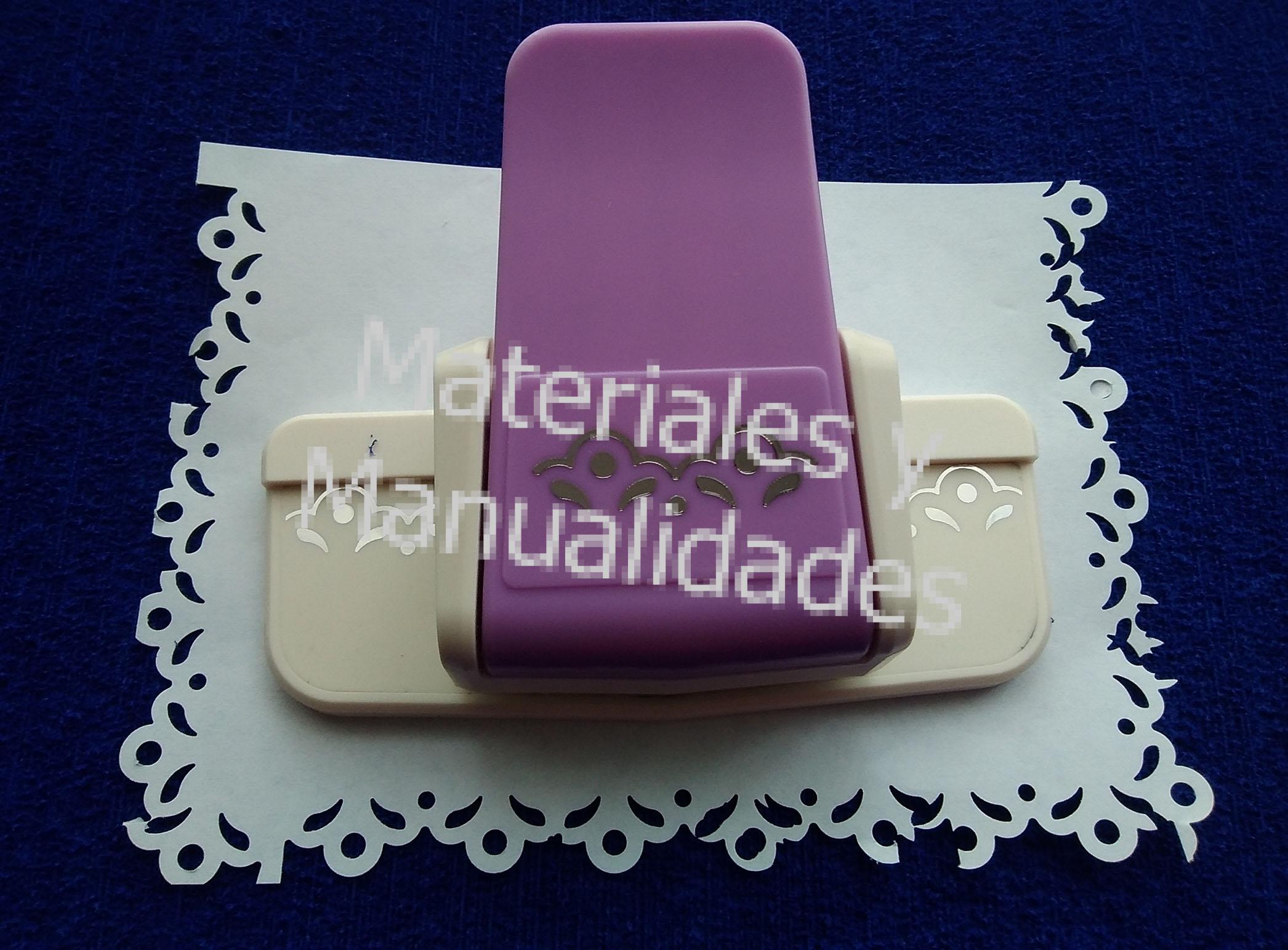 TROQUEL DE BORDES PARA SCRAPBOOKING O PERFORADORA DE PAPEL Y PARA ...