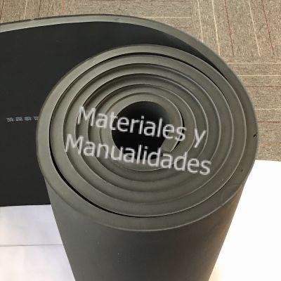 LAMINA DE FOAMY GRUESO 10MM NEGRO GOMA EVA GOMA EVA FOMY MEDIO PLIEGO ...