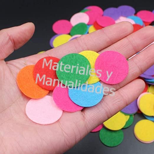 CÍRCULOS EN FOMY LISO 4.6 CM PARA MANUALIDADES FOMI FOAMY PARA DECORAR ...