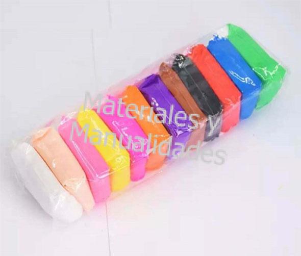 PASTA DE FOAMI MOLDEABLE X12 TONOS PARA MANUALIDAD ESCOLAR Y DIDÁCTICAS ...