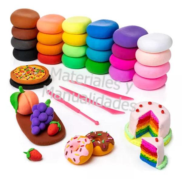 PASTA DE FOAMI MOLDEABLE X12 TONOS PARA MANUALIDAD ESCOLAR Y DIDÁCTICAS ...