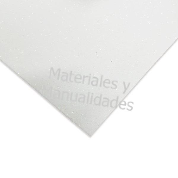 FOAMY DIAMANTADO ESCARCHADO BLANCO GOMA EVA POR PLIEGO UNICOLOR ...