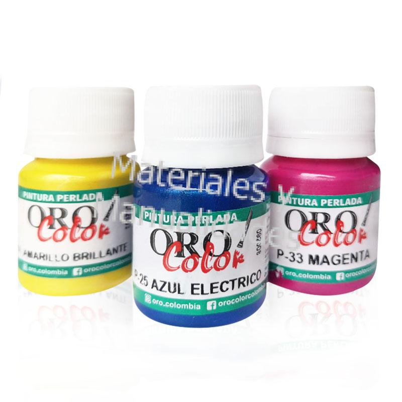 PINTURA PERLADA NEGRO DE 30ML AUTO-SELLANTE CON ACABADO NACARADO ...