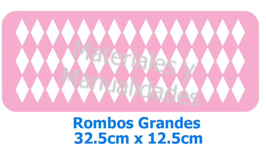 STENCIL ROMBOS PLANTILLA PARA ARTE RUSO PIROGRABADO DECORACIÓN CAJAS Y ...