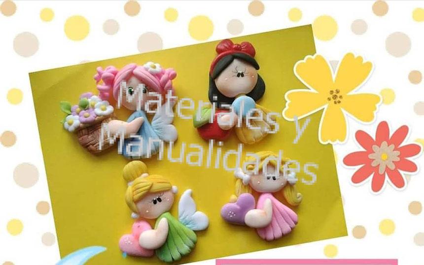 MOLDE SILICONA PRINCESAS PARA PORCELANICRON PASTA MOLDEABLE, MATERIALES ...