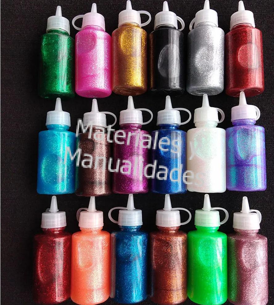 DIAMANTINA EN GEL CON PEGAMENTO O ESCARCHA LÍQUIDA ADHESIVO PARA FOAMI ...